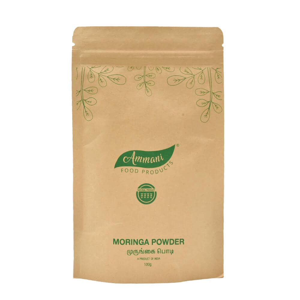Moringa Leaf / Murungai Powder 100g - Ammani Malaysia - Wood Cold ...
